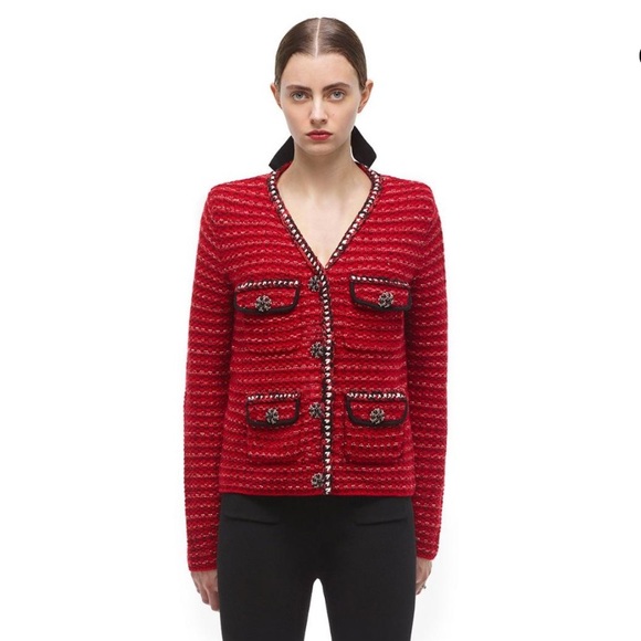 Self-Portrait | Sweaters | Selfportrait Melange Knit Wool Blend ...